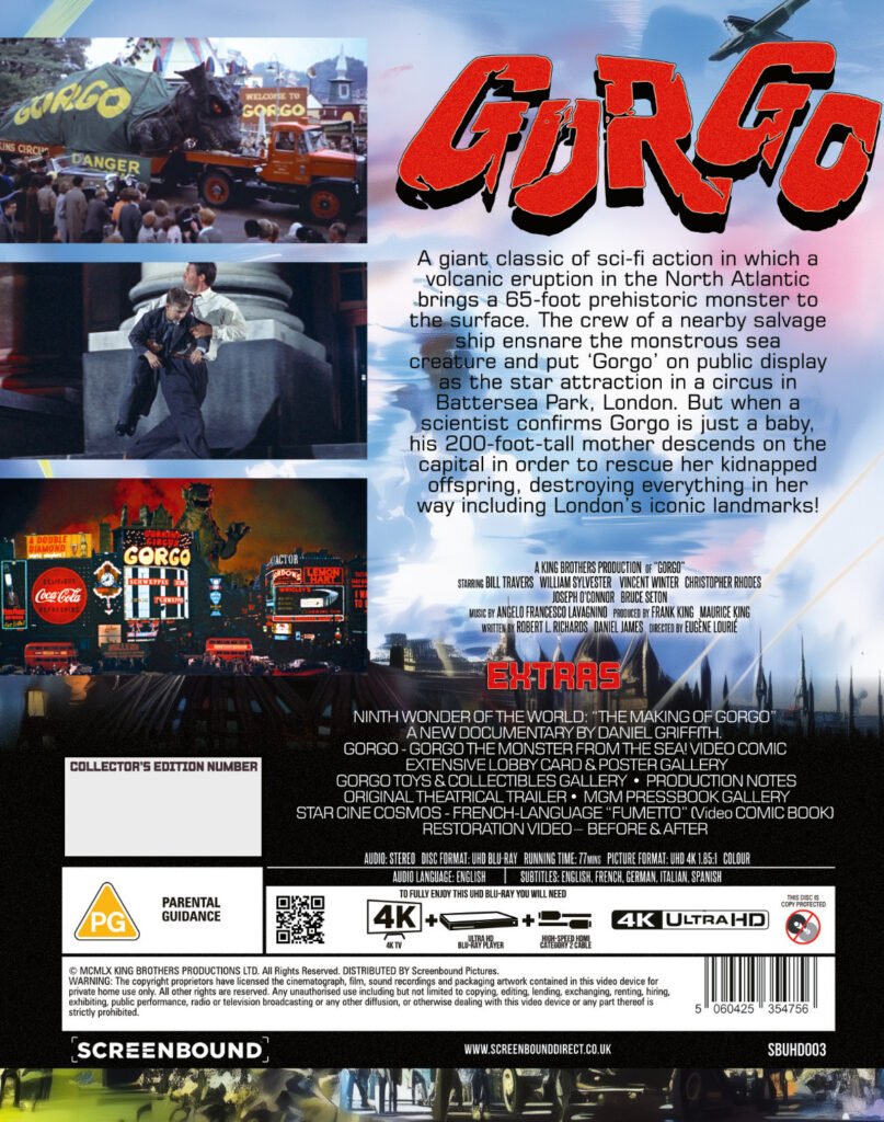 Gorgo (Limited Edition 4K UHD Blu-ray) - Screenbound Direct # ...